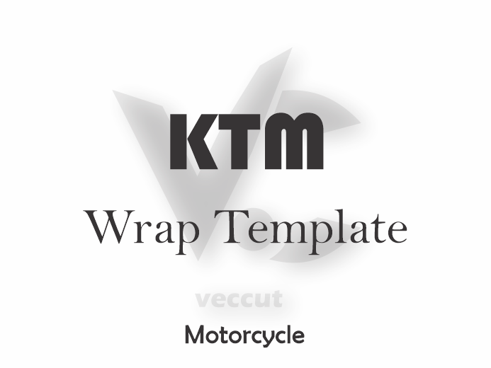 KTM Wrap Template Vector – Vec Cut