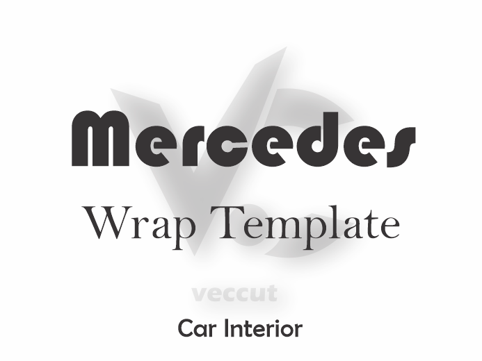 Mercedes Car Interior Template – Vec Cut
