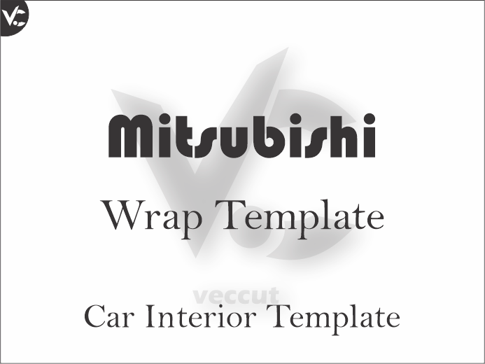 Mitsubishi Car Interior Template – Vec Cut