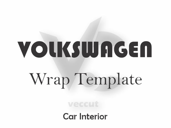 VOLKSWAGEN Car Interior Template – Vec Cut