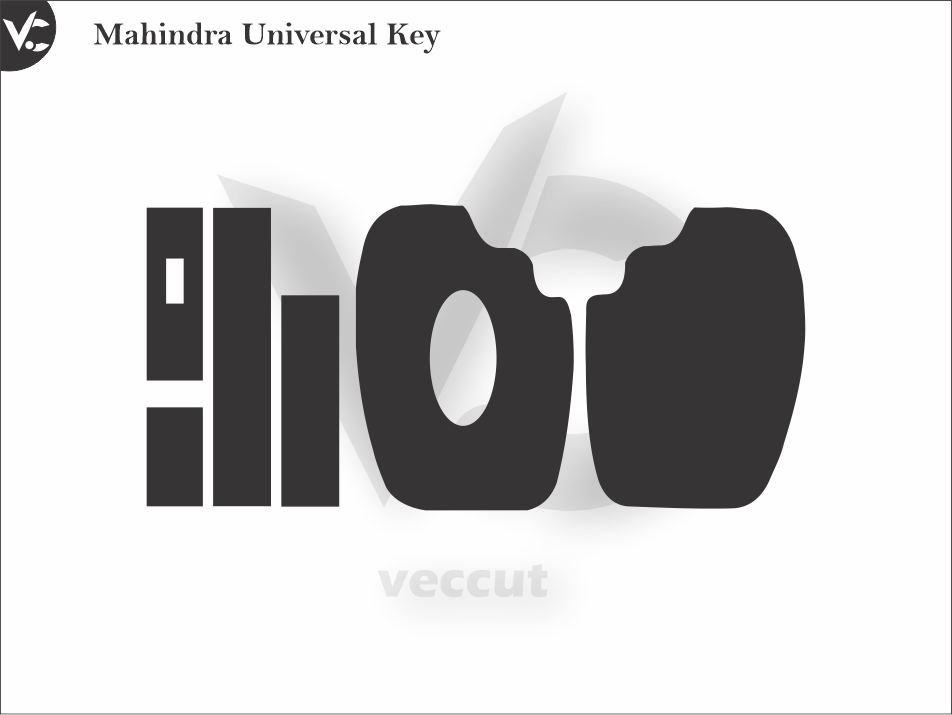 Mahindra Universal Key Wrap Cutting Template - Veccut – Vec Cut