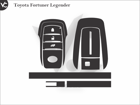 Toyota Fortuner Legender Wrap Cutting Template - Veccut – Vec Cut